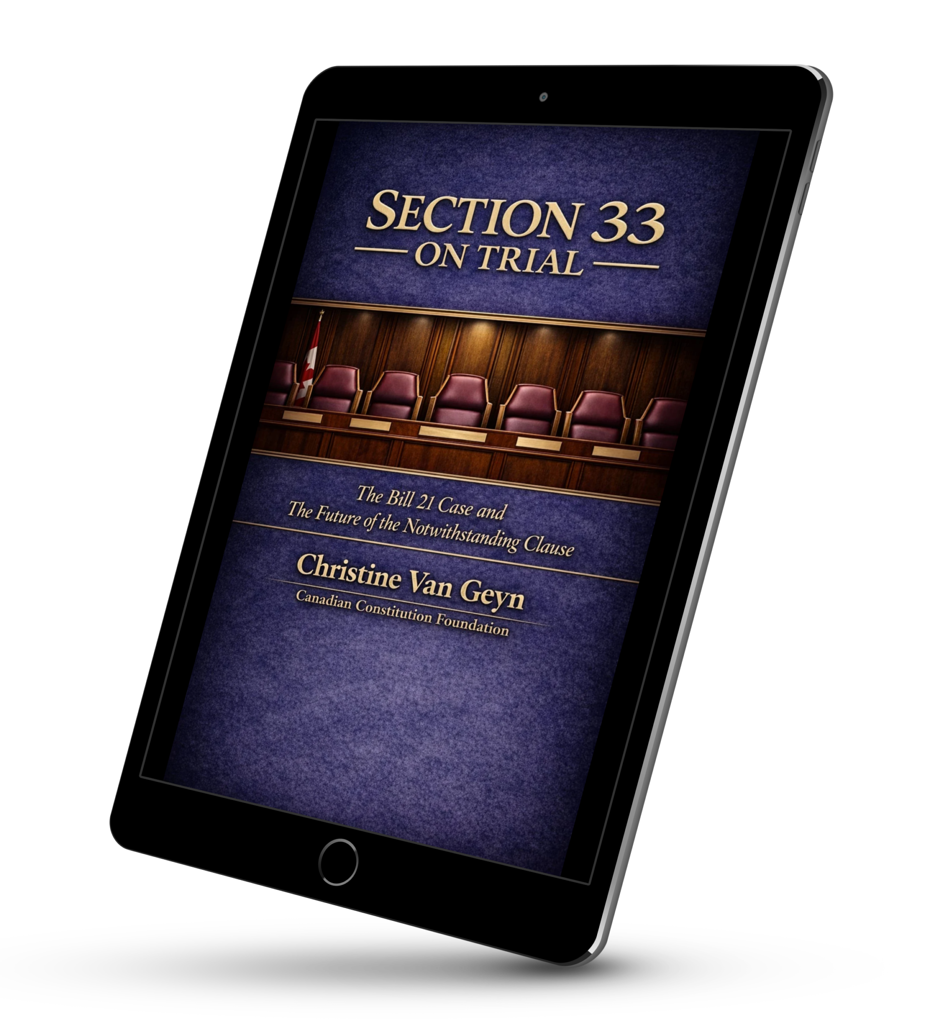 FREE eBook: Section 33 on Trial - Canadian Constitution Foundation